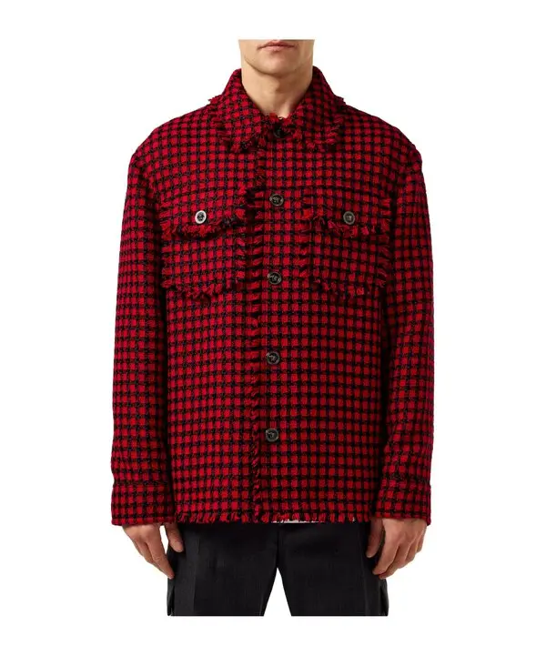 Versace Tweed Overshirt