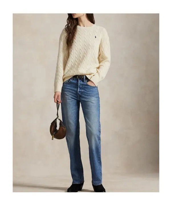Polo Ralph Lauren Cable Knit Crewneck Sweater