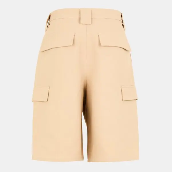 Off-White Knee-length Cargo Shorts