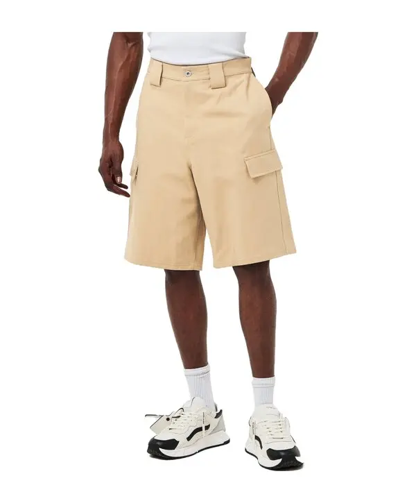 Off-White Knee-length Cargo Shorts