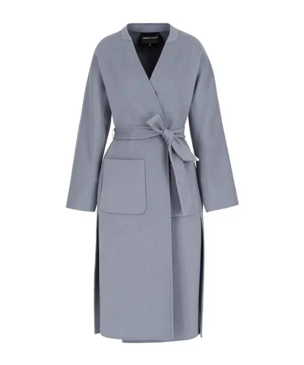 Emporio Armani Long Wrap Coat