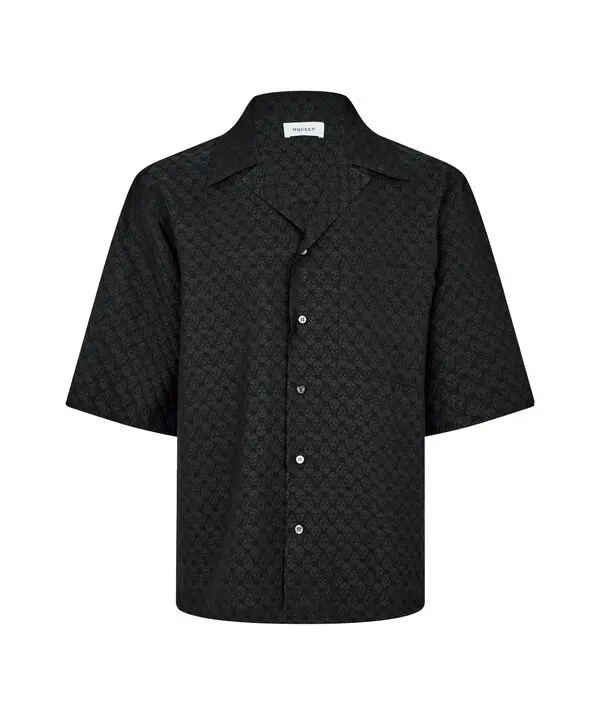 Alexander McQueen Short-sleeved Shirt - Black