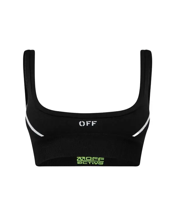 Off-White Short Camisole Bra