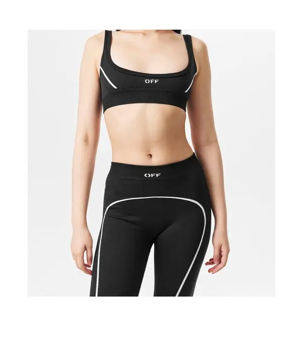 Off-White Short Camisole Bra