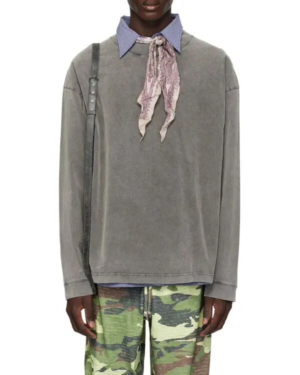 Acne Studios Crewneck Long Sleeved T-shirt
