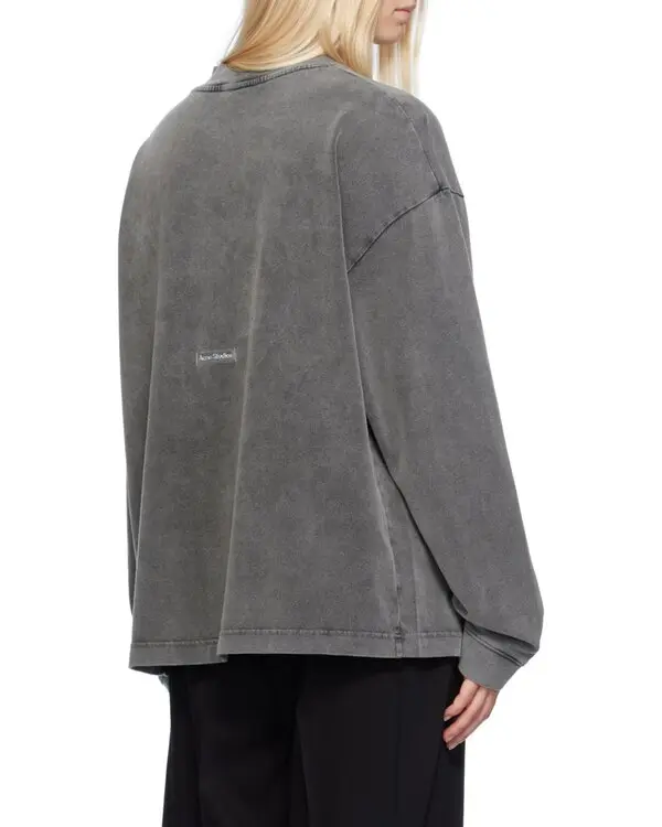 Acne Studios Crewneck Long Sleeved T-shirt