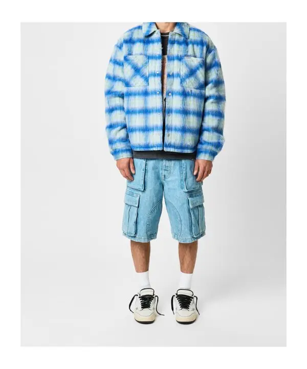 REPRESENT Plaid Shirt Jacket