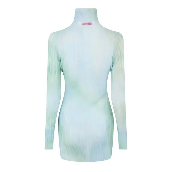 Off-White Tie Dye Long Sleeve Mini Dress