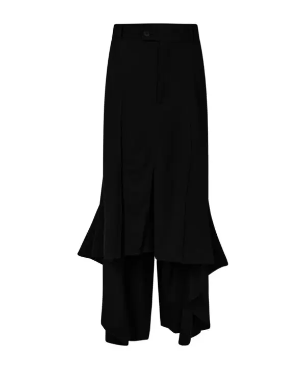 Balenciaga Maxi Skirt With Godet Detailing