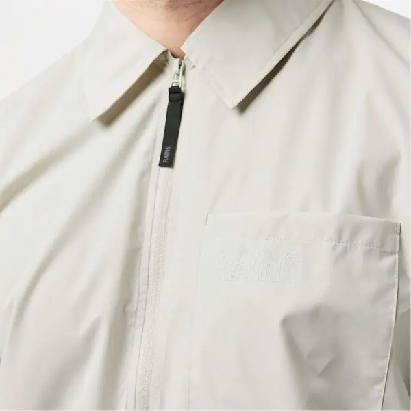 Rains Mito Overshirt - White