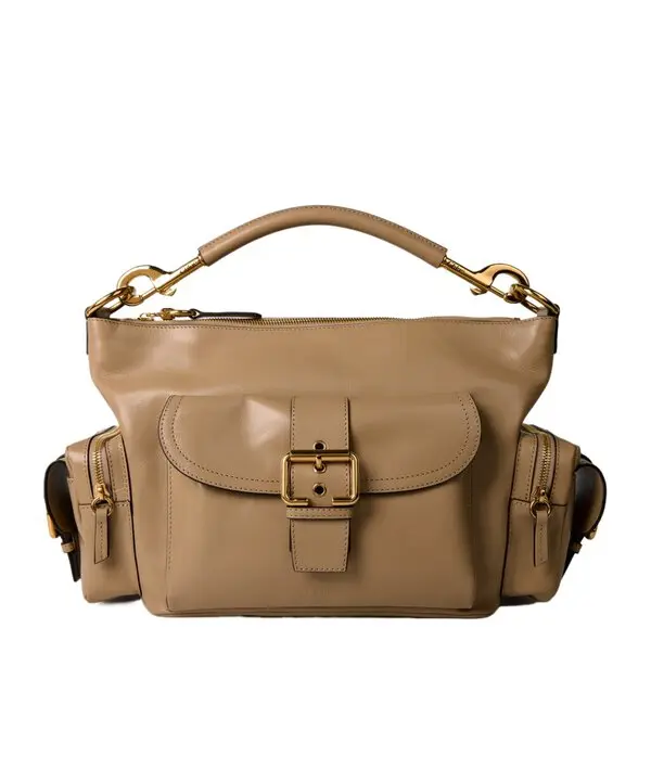 Chloé Leather Camera Bag With Detachable Strap - Black