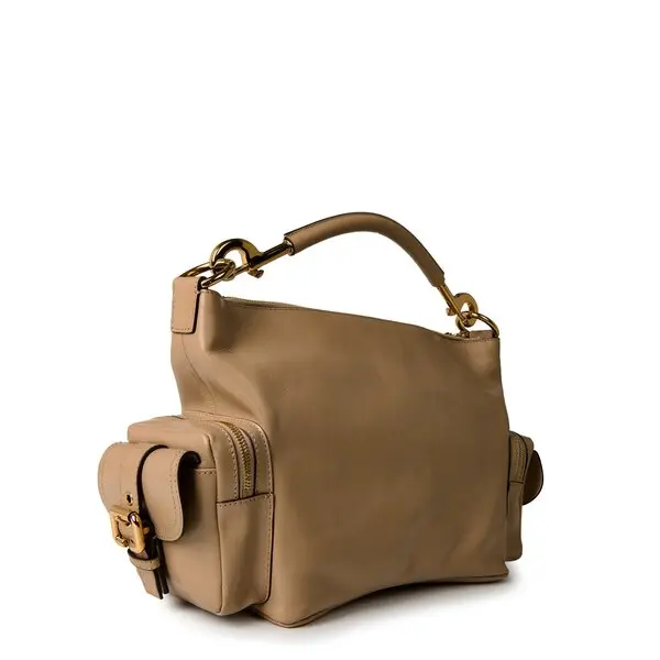 Chloé Leather Camera Bag With Detachable Strap - Black