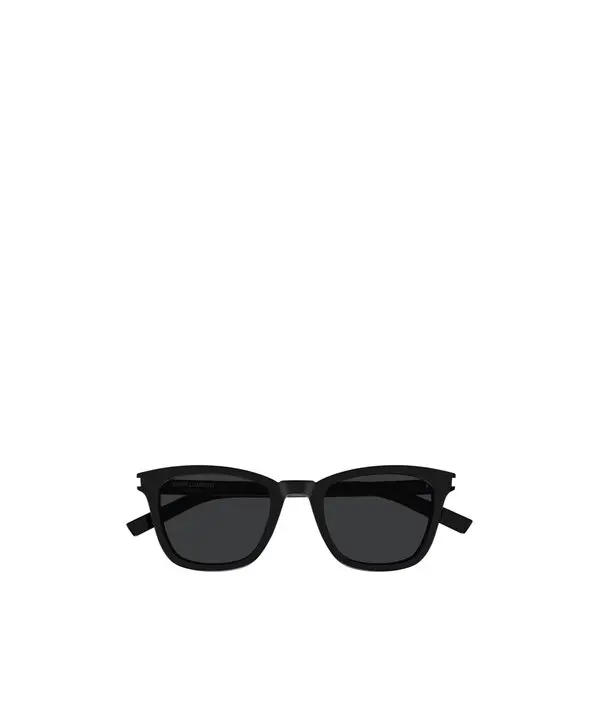 Saint Laurent Square Logo Sunglasses - Black