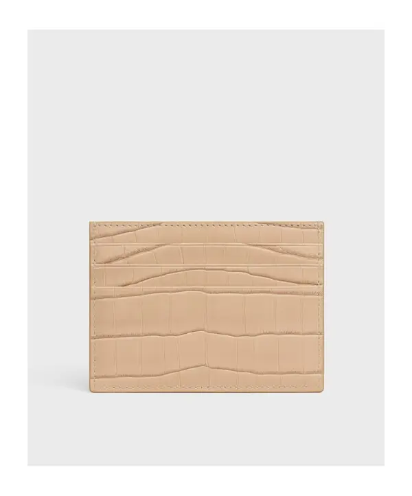 Celine Card Holder Triomphe In Niloticus Crocodile