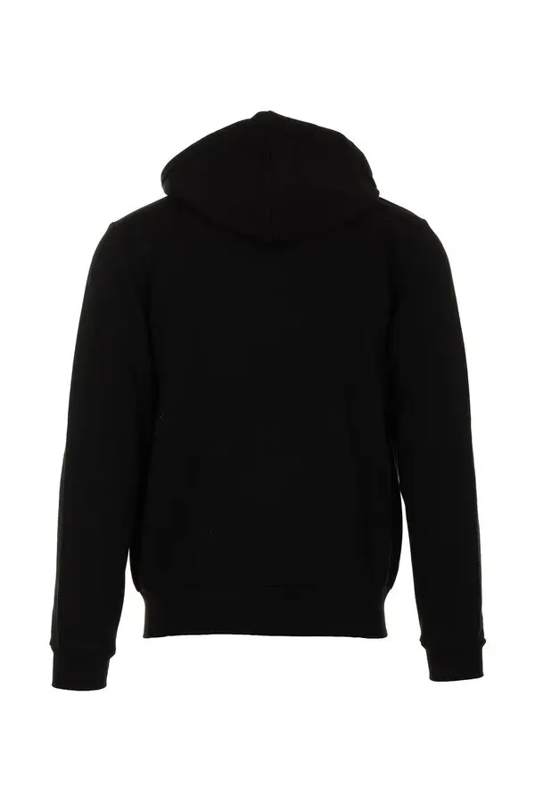 Lacoste Full-zip Hooded Sweatshirt - Black