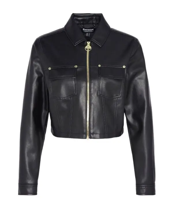 Barbour Aria Faux-leather Jacket