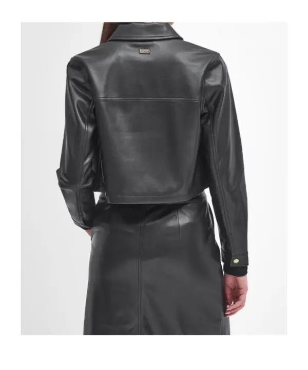Barbour Aria Faux-leather Jacket
