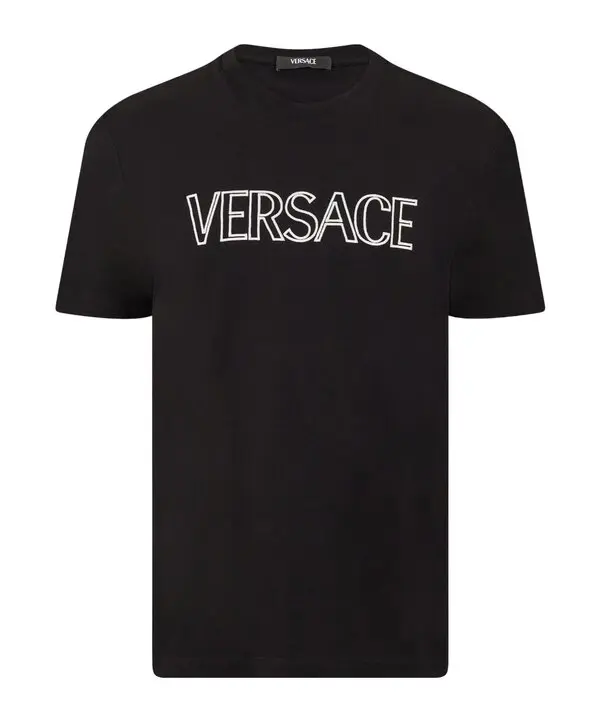Versace Logo T-shirt - Black