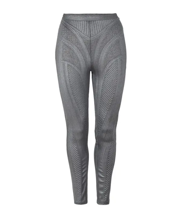 MUGLER Elastic Waist Leggings
