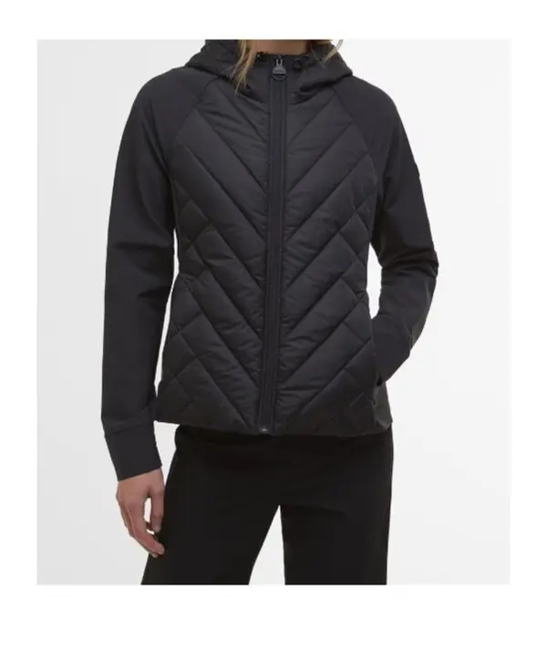 Barbour Long Sleeved Quilted Casual Jacket With Hood