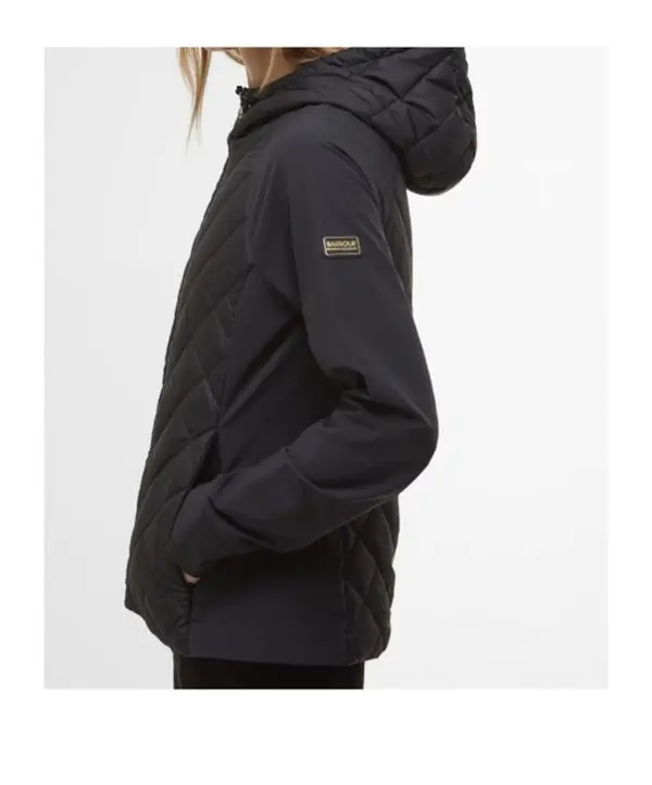 Barbour Long Sleeved Quilted Casual Jacket With Hood