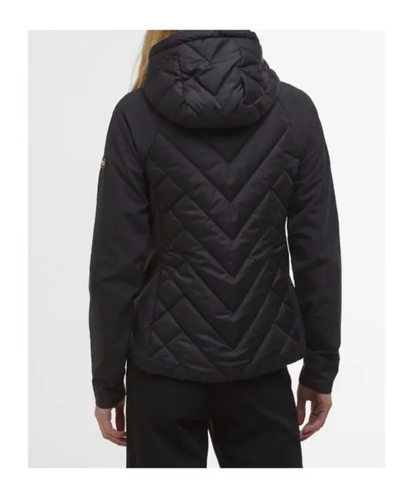 Barbour Long Sleeved Quilted Casual Jacket With Hood