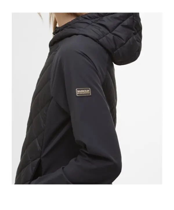 Barbour Long Sleeved Quilted Casual Jacket With Hood
