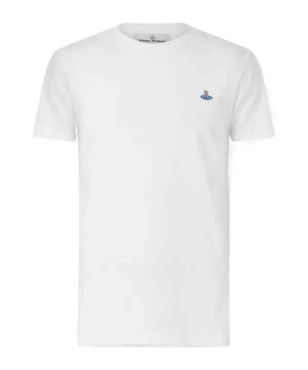 VIVIENNE WESTWOOD Crew Neck Short-sleeved T-shirt - White
