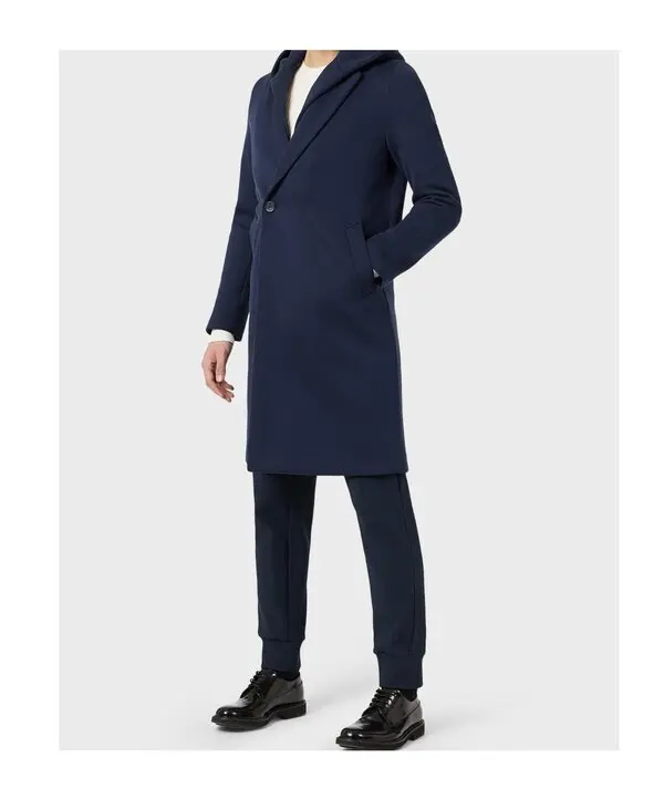 Emporio Armani Hooded Trench Coat