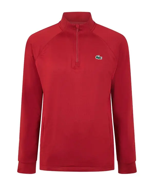Lacoste Half-zip Stand Collar Top