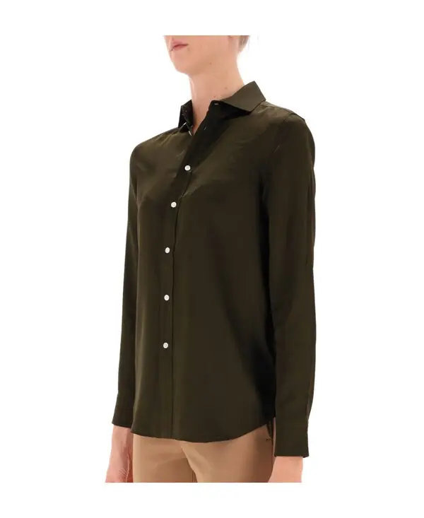 Polo Ralph Lauren Button-up Silk Shirt
