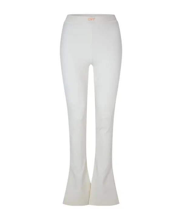 Off-White Solid-color Casual Pants