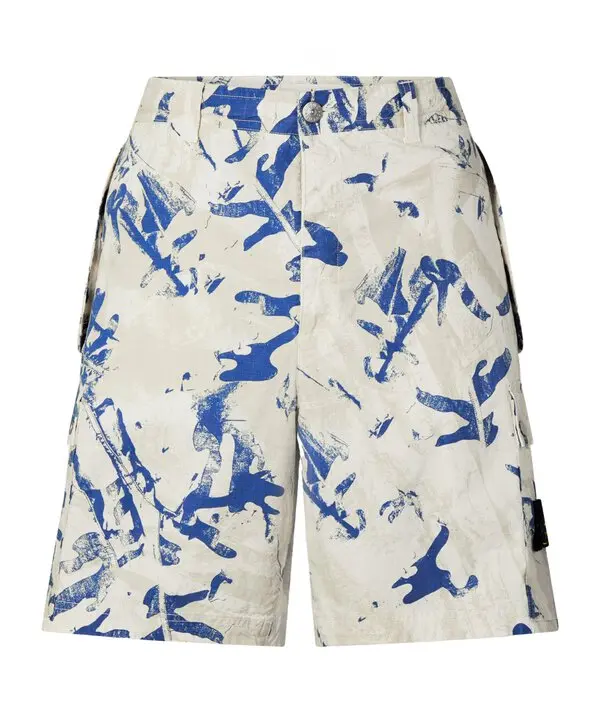 Stone Island Camo Cargo Shorts