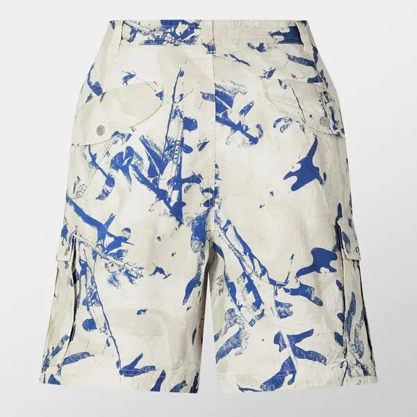 Stone Island Camo Cargo Shorts