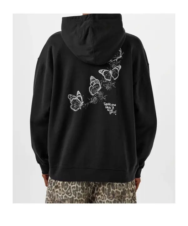 GANNI Heart Graphic Hoodie