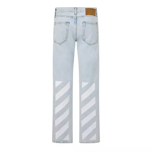 Off-White Diagonal Slim Jeans