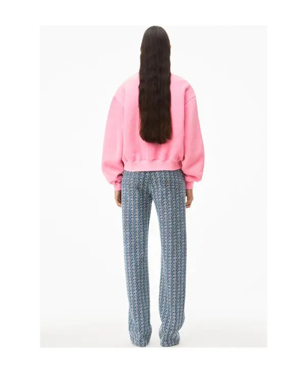 Alexander Wang Logo Print Long Sleeve Sweatshirt