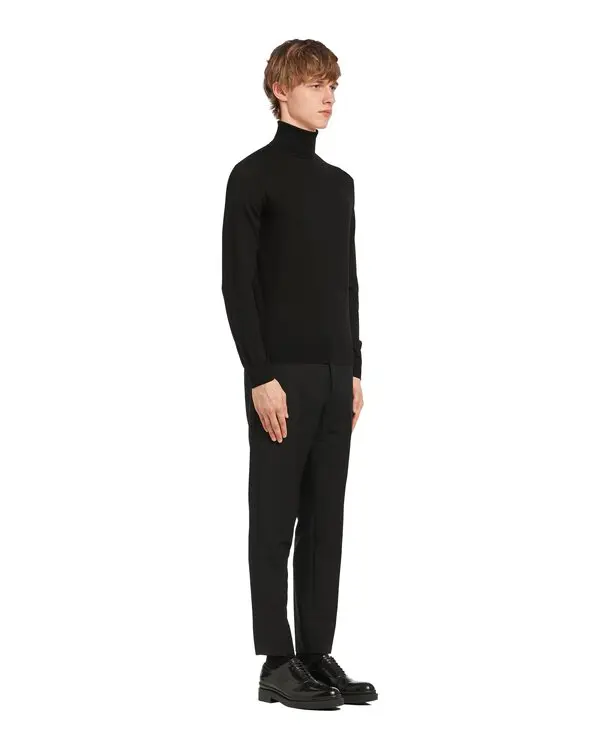 Prada Turtleneck Knitted Pullover
