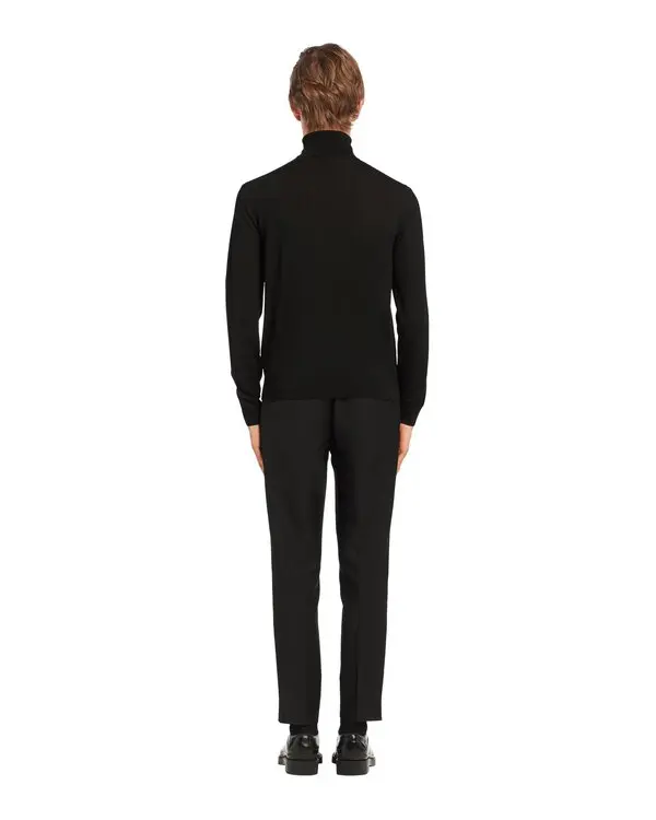 Prada Turtleneck Knitted Pullover