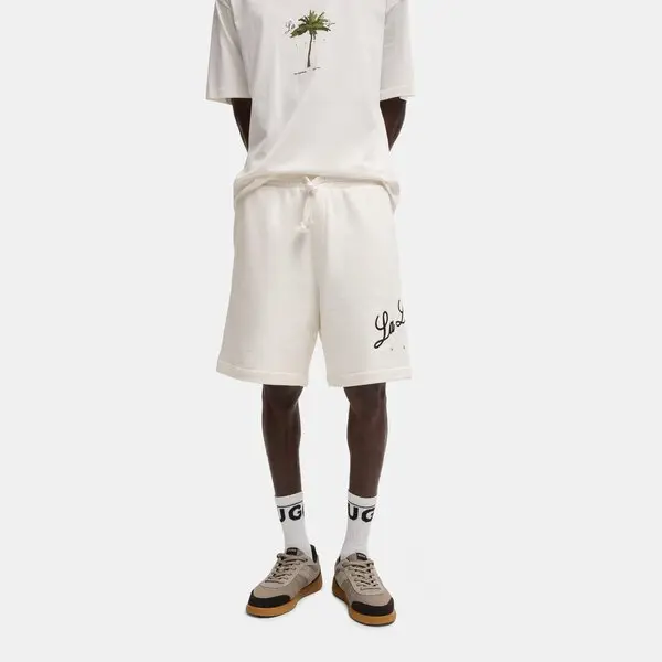 Hugo Boss Printed Loose Fit Shorts