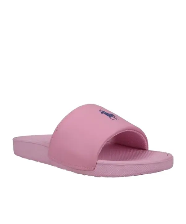 Polo Ralph Lauren Cayson Logo Slide Sandals - Pink