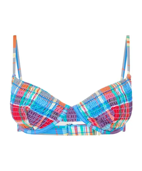 Polo Ralph Lauren Printed Bikini Top - Blue