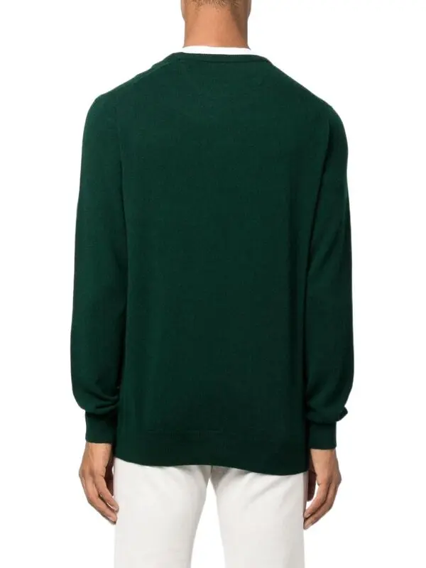Polo Ralph Lauren Crew Neck Embroidered Logo Sweater - Green