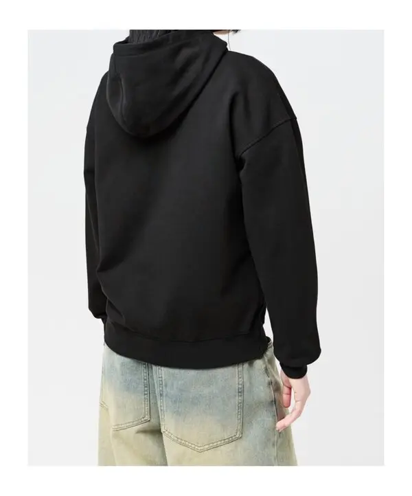 GANNI Cherry Hoodie With Graphic Print - Black