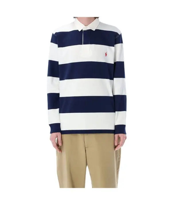 Polo Ralph Lauren Polo Pony Stripe-print Polo Top