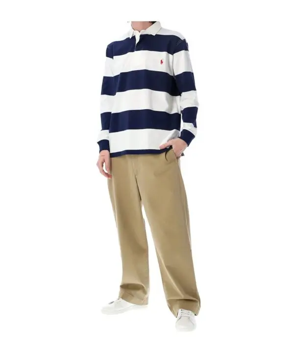 Polo Ralph Lauren Polo Pony Stripe-print Polo Top