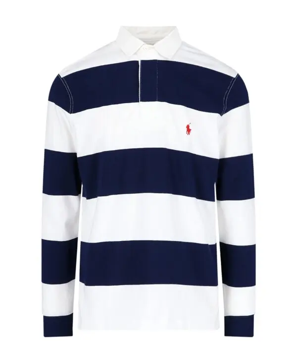 Polo Ralph Lauren Polo Pony Stripe-print Polo Top