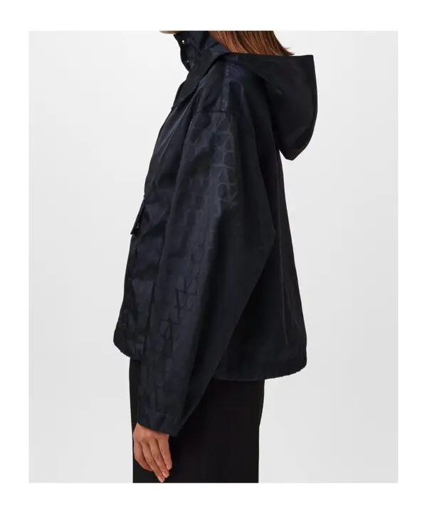 Valentino Garavani Jacquard Hooded Jacket