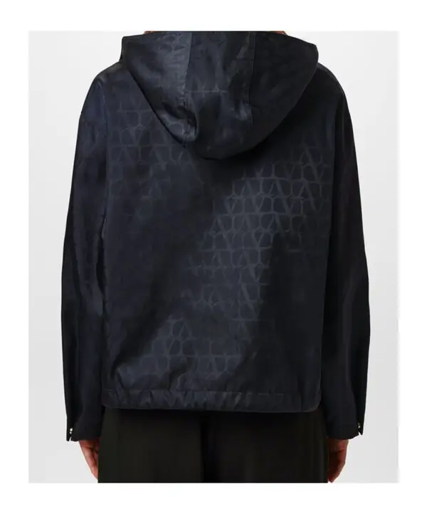 Valentino Garavani Jacquard Hooded Jacket