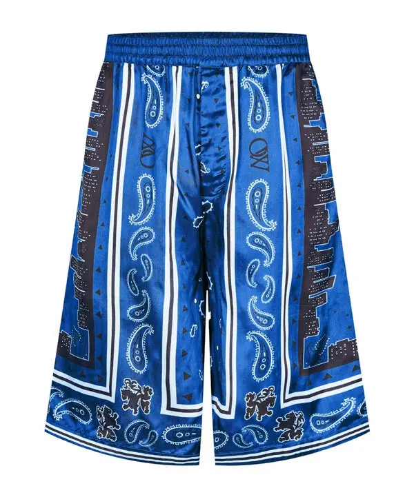 Off-White Quick-dry Printed Shorts